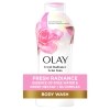 Olay Fresh Outlast Rose Water & Sweet Nectar Body Wash, 22 fl oz