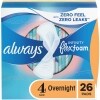 Always Size 4 Infinity FlexFoam Overnight Pads, 26 ct. | Family Dollar