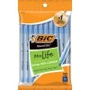 BIC Round Stic Xtra Life Blue Ballpoint Pens, Medium Point (1.0mm), 10 ...