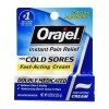 Orajel Cold Sore Pain Relief Cream, .125-oz. Tubes