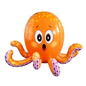 Toy Amazing Octopus Inflatable Sprinklers, 9.8 in.