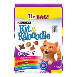 Purina Kit & Kaboodle Original Dry Cat Food, 11-lb.
