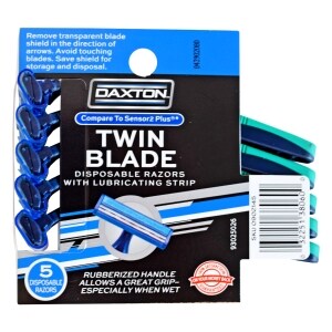 View Daxton Twin Blade Disposable Razors,