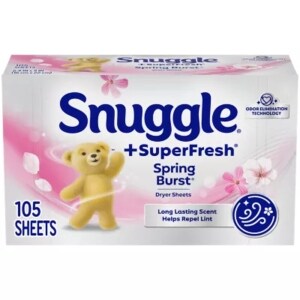 Snuggle Plus SuperFresh Fabric Softener Dryer Sheets with Static ...