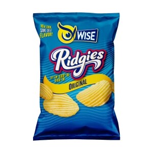 Wise Ridgies Original Potato Chips, 4.25 oz.