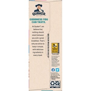 Quaker Instant Oatmeal Fruit and Cream Flavors Variety Pack 6 Ct ...