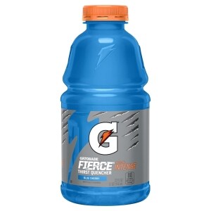 Gatorade Fierce Blue Cherry Thirst Quencher 32 Fluid Ounce Bottle.