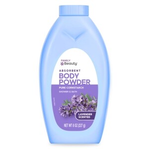 Family Beauty After Shower Cornstarch Powder - Lavender Scent, 8 oz ...