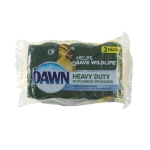 Dawn Classic Heavy Duty Scrubber Sponge, Pack of 3