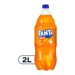 Fanta Orange Soda Fruit Flavored Soft Drink, 2 Liters