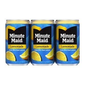Minute Maid Lemonade Cans, 7.5 fl oz, 6 Pack