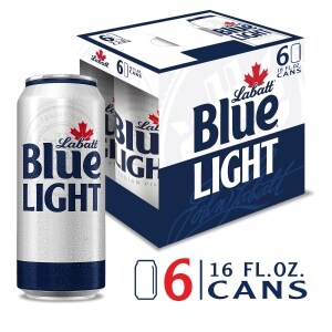 Labatt Blue Light Canadian Pilsener Beer - 6pk/16oz Cans | Family Dollar