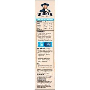 Quaker Quick 5-Minute Grits Enriched White Hominy Corn 24 Oz | Family ...