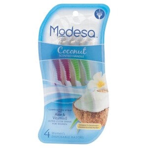 Modesa 3-Blade Razors, 4 pk.