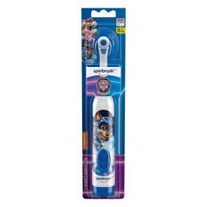 PAW Patrol Kid’s Spinbrush Electric Battery Toothbrush, Soft, 1 ct ...