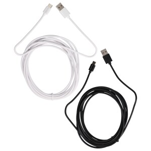 Assorted Extra Long USB-C To USB-A Cable, 10 ft.