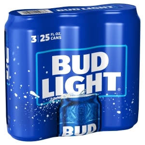 Bud Light Beer, 3 Pack 25 fl. oz. Cans | Family Dollar