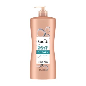 Suave 2 in 1 Shampoo and Conditioner, Micellar Infusion, 28 oz
