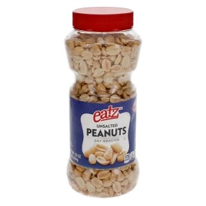 Eatz Unsalted Dry Roasted Peanuts, 16 oz. | Family Dollar