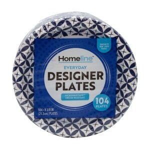 Homeline Paper Plates, 104 ct. | Family Dollar