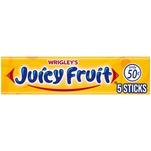 WRIGLEY'S JUICY FRUIT Chewing Gum, 5 Stick Pack | Family Dollar