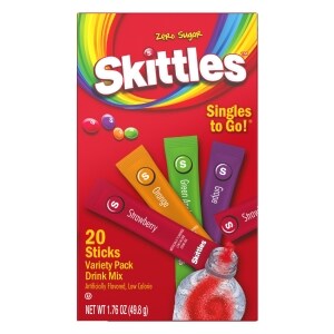 Skittles Singles To Go Original, 20 ct