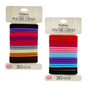 Modesa Colorful Clasp-Free Elastics, 20 ct.