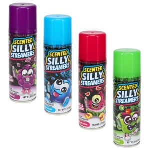 Silly String Spray Streamer, 3 oz. Assorted