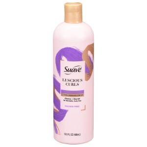 Suave Pink Luscious Curls Shampoo Curls Defining, 16.5 oz | Family Dollar
