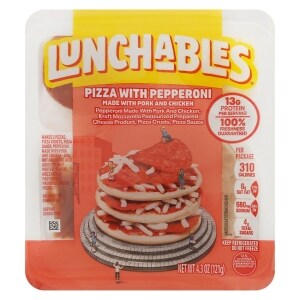 Lunchables Pizza with Pepperoni, 4.3 oz Tray | Family Dollar