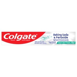 Colgate Baking Soda and Peroxide Whitening Toothpaste, Frosty Mint ...