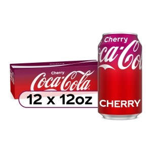Coca-Cola Cherry Soda Soft Drink, 12 fl oz, 12 Pack