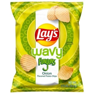 Lay's Wavy Funyuns Potato Chips Onion Flavor 2.625 Ounce