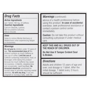 View Jet-Alert Caffeine Tablets, 30 ct.