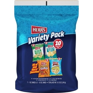 Herr's Variety Snack Pack - 10 Count