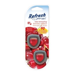 Refresh Your Car! Mini Diffusers (Very Cherry Scent, 2 Pack)