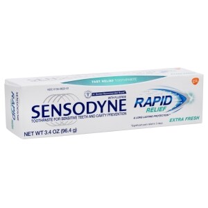 Sensodyne Rapid Relief Toothpaste, 3.4 oz. | Family Dollar