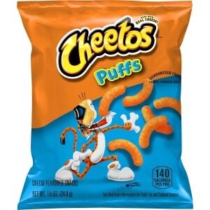 Cheetos Puffs Cheese Flavored Snacks, 0.875 Oz