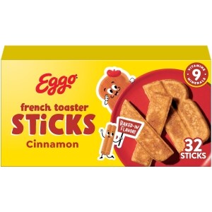Eggo Frozen French Toaster Sticks Cinnamon, 12.7 oz, 32 ct.