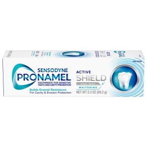 Sensodyne Pronamel Active Shield Whitening Enamel Toothpaste, Cool Mint ...