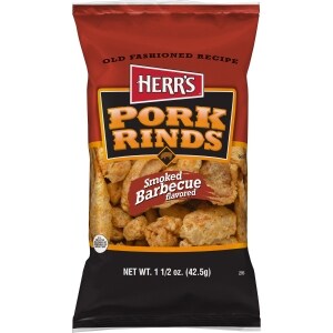 Herr's Smoked Barbecue Flavored Pork Rinds 1.5 oz | Family Dollar
