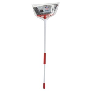 Clorox Clean Indoor Outdoor Wide Sweep Broom & Dustpan | Family Dollar