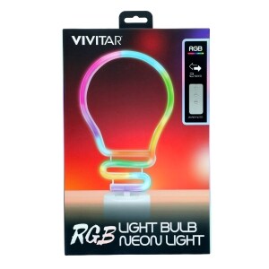 Vivitar RGB Bulb-Shaped Neon Desk Light, 1-ct. Box