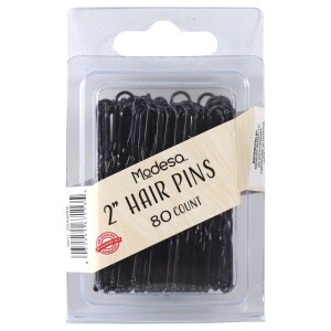 Modesa 2-inch Black Hair Pins, 80 ct.