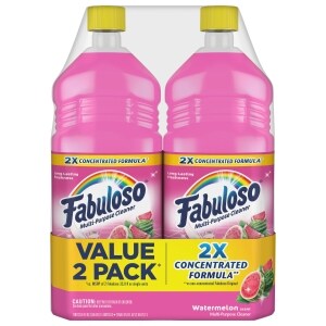 Fabuloso Multi-Purpose Cleaner, 2X Concentrated Formula, Watermelon ...