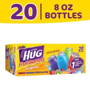 Little HUG Fruit Barrels, Original, Kids Drinks Variety Pack, 20 Count ...