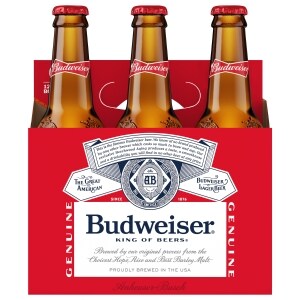 Budweiser Beer, 6 Pack Beer, 12 FL OZ Bottles, 5% ABV | Family Dollar