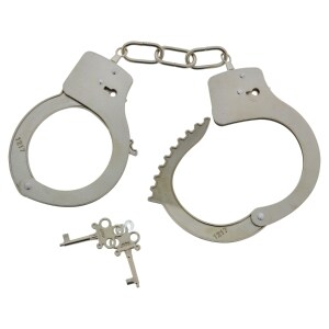 View Die-Cast Metal Handcuffs with Keys