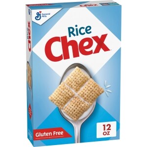 Rice Chex Gluten Free Breakfast Cereal, Made with Whole Grain, 12 oz