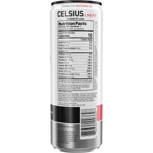 CELSIUS Sparkling Watermelon, Functional Essential Energy Drink 12 Fl ...